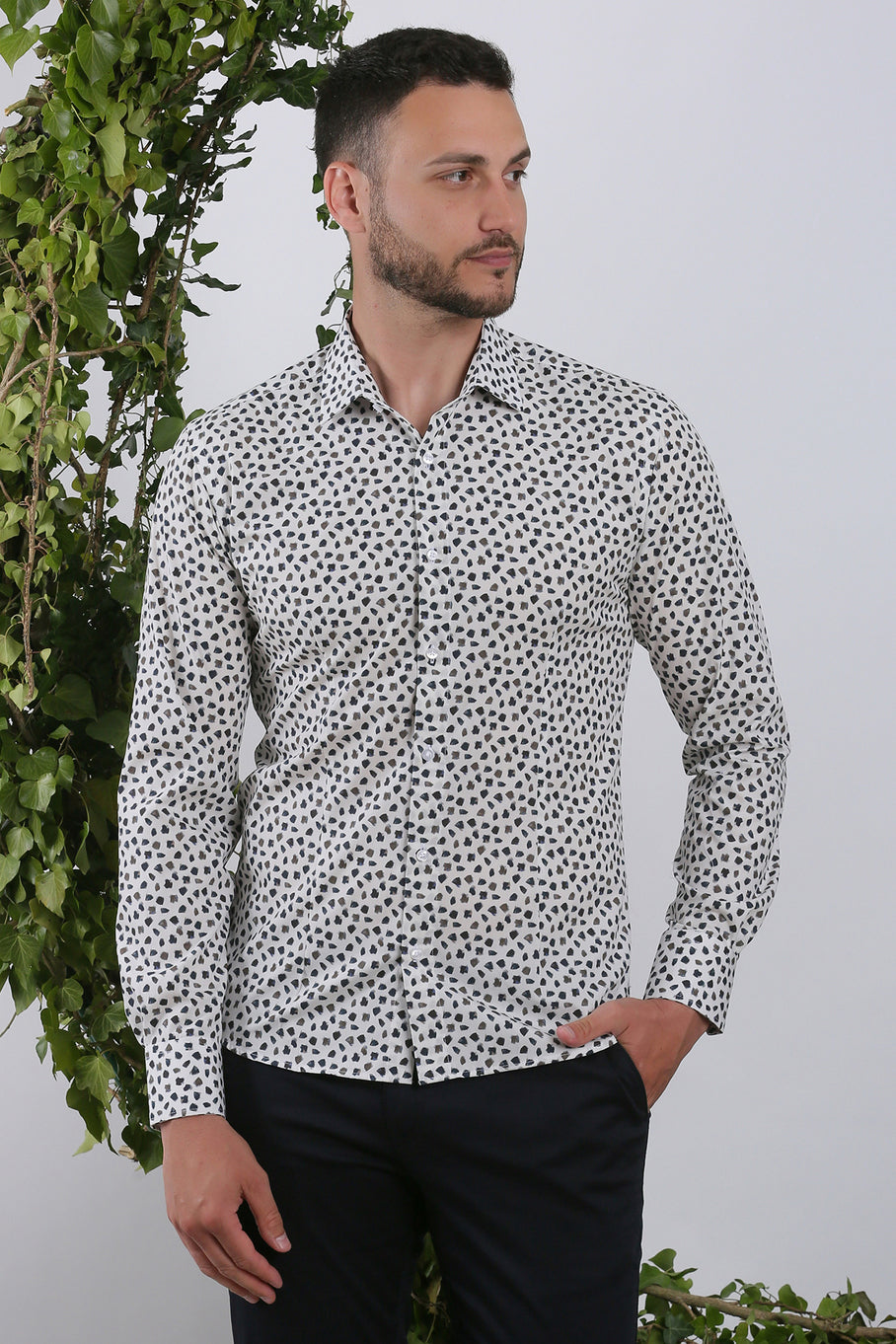 Paštrik DUPLO STRUKIRANA muška košulja